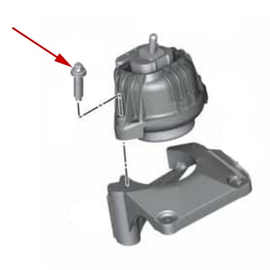 Hex Bolt for Engine Mount (M8x45) E82 E88 E9X E84 E89