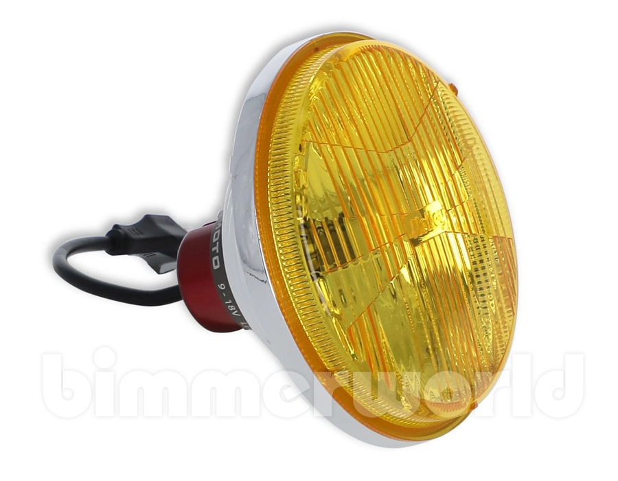 Holley RetroBright LED High Beam Headlamp 5700K Yellow BMW E21 E30 E28 E24