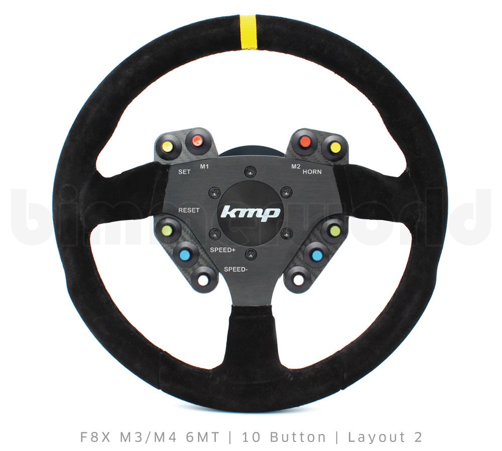 KMP 10-Button Racing Steering Wheel for BMW F8X M2/M3/M4 6MT