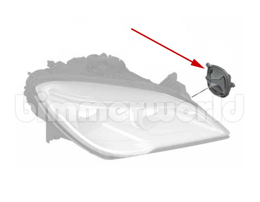 Genuine BMW Front Right LED Module Cornering Lamp F06 F12 F13 LCI