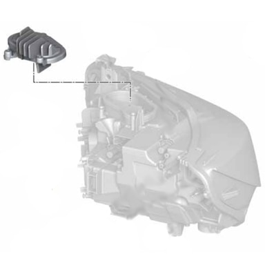 LED Module for Left DRL on BMW F32 F33 F36 F80 F82 LCI Base