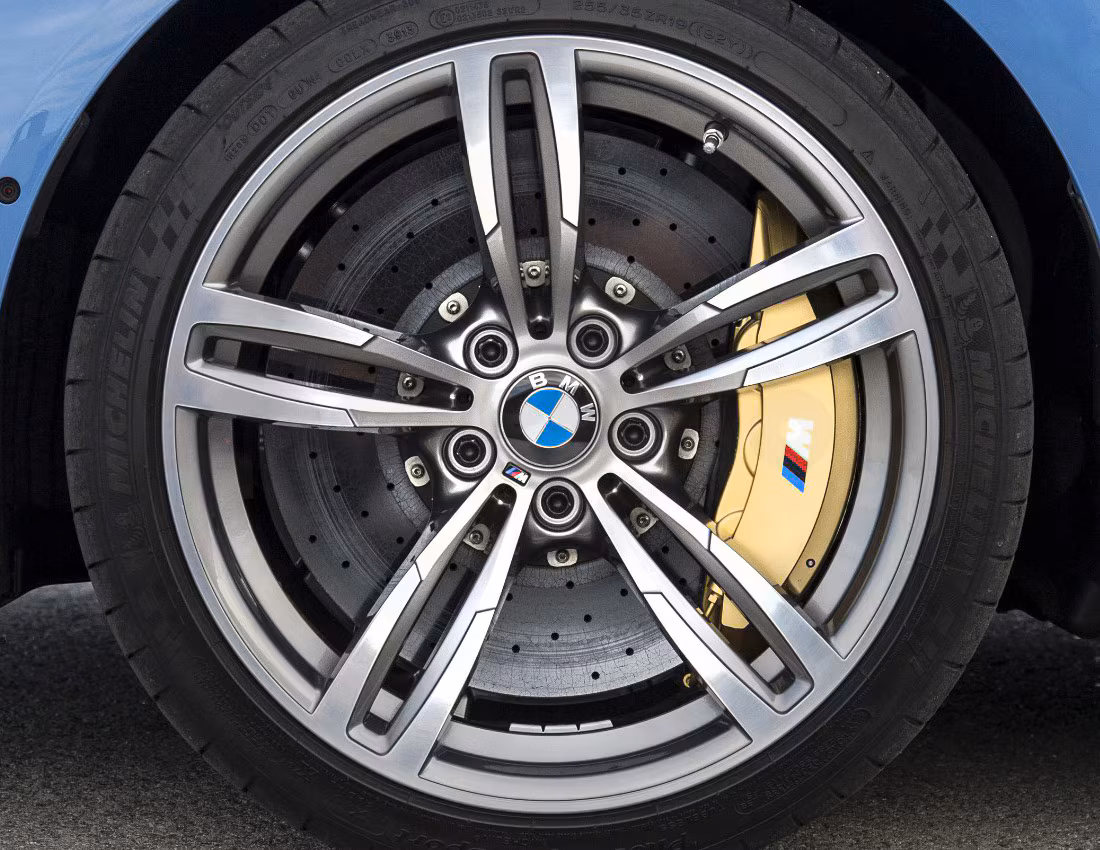 Front 19x9 Style 437M Wheel in Ferric Grey & Polished for BMW F80 M3, F82 M4