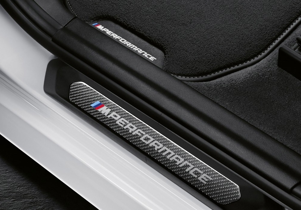 Carbon Fiber Trim for the Door Sill on BMW X3, X3M, X4, X4M