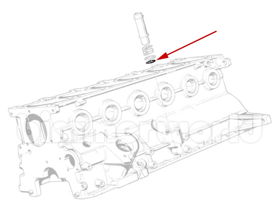 O-Ring for Oil Return Tube, BMW - M20 Engine - E21 E30 E28 E34
