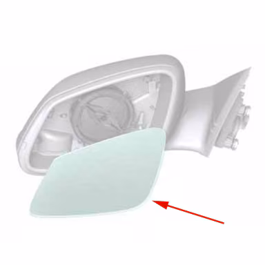 Genuine BMW Heated Left Mirror Glass F22 F3X E84 X1 F39 X2