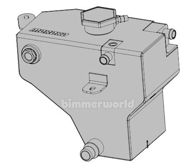 Aluminum Coolant Expansion Tank Reservoir - BMW E9X M3