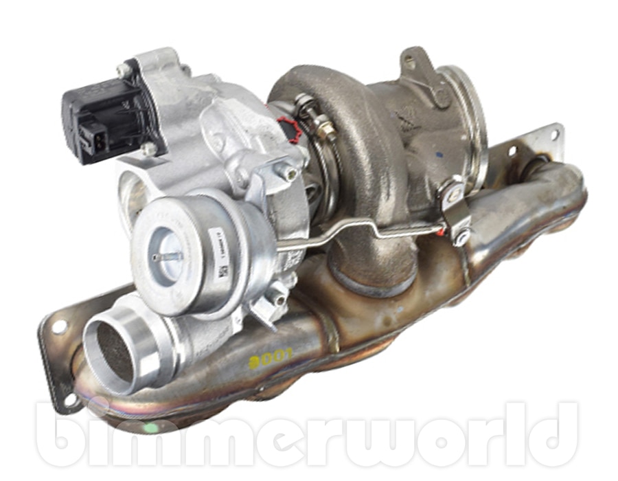 Turbocharger with Manifold, OEM Borg Warner - F25 X3 35i N55