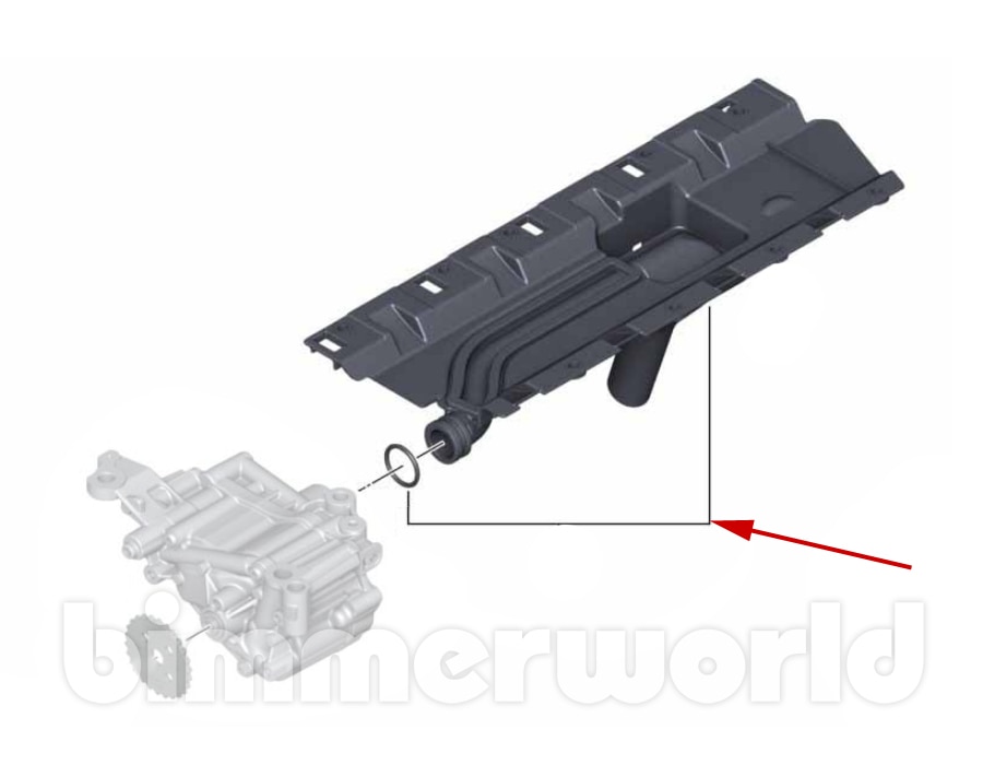 Oil Pickup Tube for BMW E70/F15 X5 & E71/F16 X6 (N55)