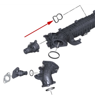 Intake Manifold Profile Gasket BMW N57 Diesel F10 535d & F15 X5 35d