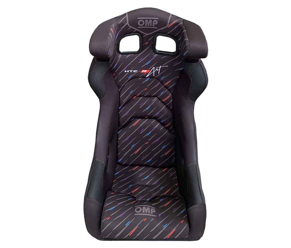 OMP HTE-R Head Restraint Racing Seat with M Rain Fabric