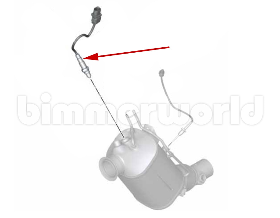 O2 Oxygen Sensor Before Catalytic Genuine BMW N47 Diesel