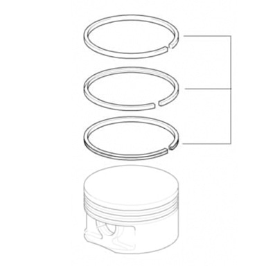 Genuine BMW Piston Ring Set Repair Kit - E9X M3 E60 M5 E63 E64 M6