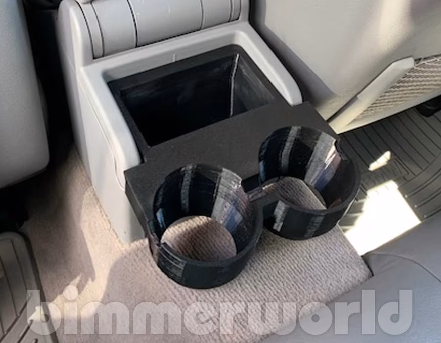 Dual Rear Cupholder Replaces Rear Ashtray/Cubby E46 3-Series Coupe ...