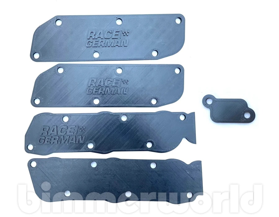 Cylinder Head Block-Off Plate Set for BMW M20 6-Cylinder Engine