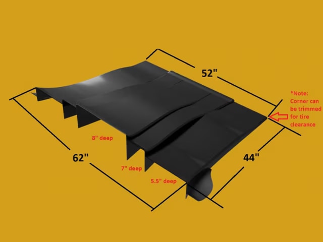 Universal Carbon Fiber Rear Diffuser - 5-Section Modular Construction