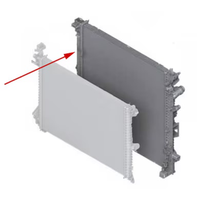 Genuine BMW Radiator for G05 X5 50i M50i & G06 X6 M50i