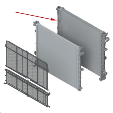 Genuine BMW Radiator for G01 X3 M40i & G02 X4 M40i (2018-2019)