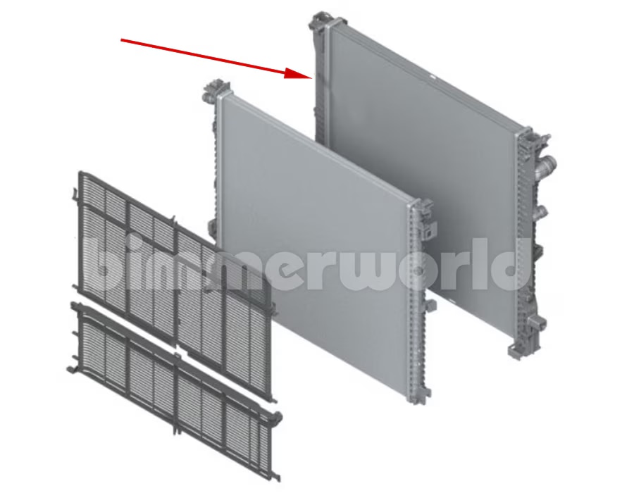 Genuine BMW Radiator for G01 X3 M40i & G02 X4 M40i (2018-2019)