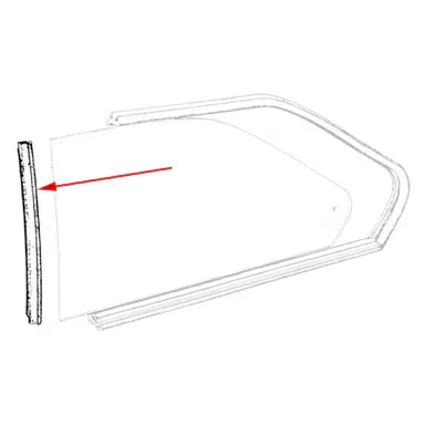 Genuine BMW Rear Vent Window Gasket for E10 1602, 2002, 2002tii