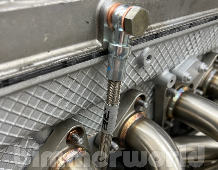 Rogue Upgraded S54 Engine Oil Return Line - BMW E46 M3 Z3M Z4M