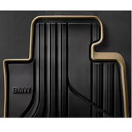 Front All-Weather Floor Mats - Black and Beige - F32 F33 F34 F36