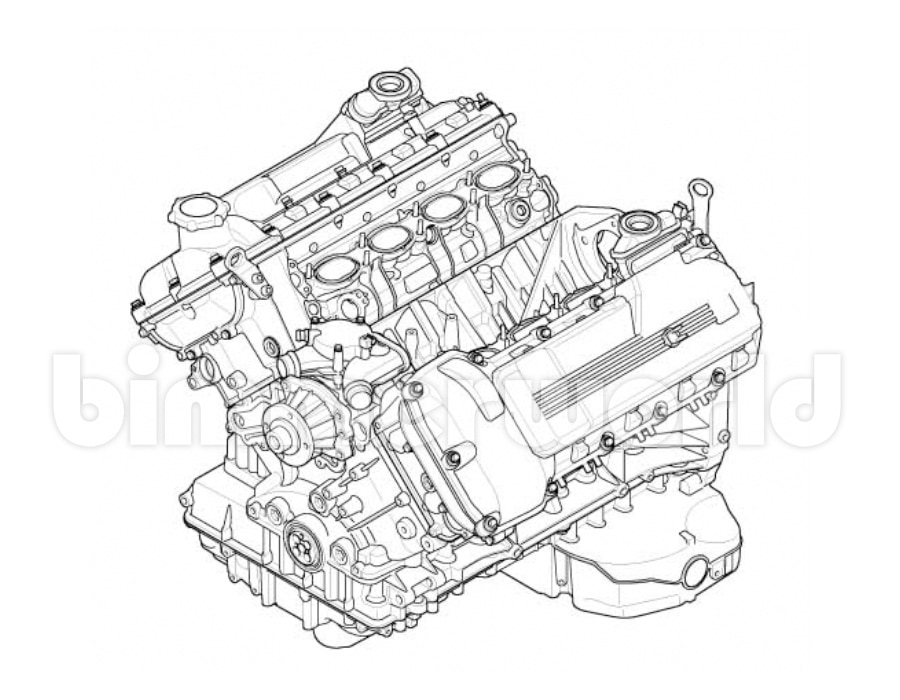 Genuine BMW S65 Engine Replacement Block E9X M3