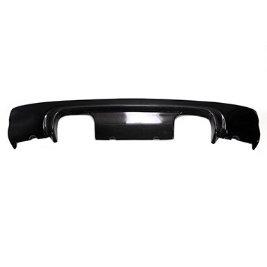 E46 M3 CSL Style Carbon Fiber & Gloss Black Rear Diffuser - BLEMISHED