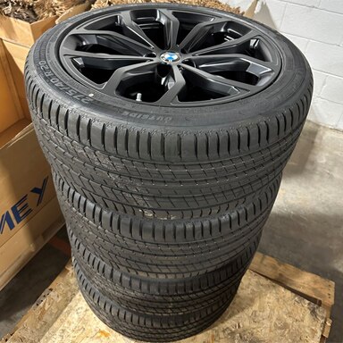 Genuine BMW Summer Wheel Tire Set Matte Black Style 695 G01 X3 G02 X4