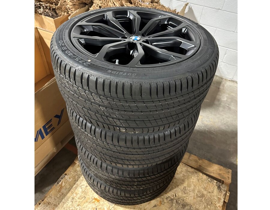 Genuine BMW Summer Wheel Tire Set Matte Black Style 695 G01 X3 G02 X4