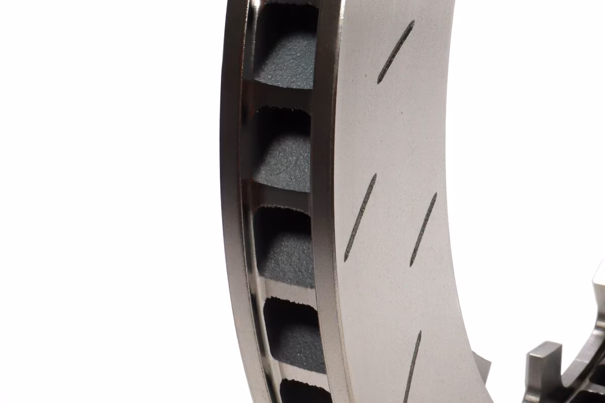 378x32mm Brake Disc Pair Slotted PFC BBK Porsche Camaro