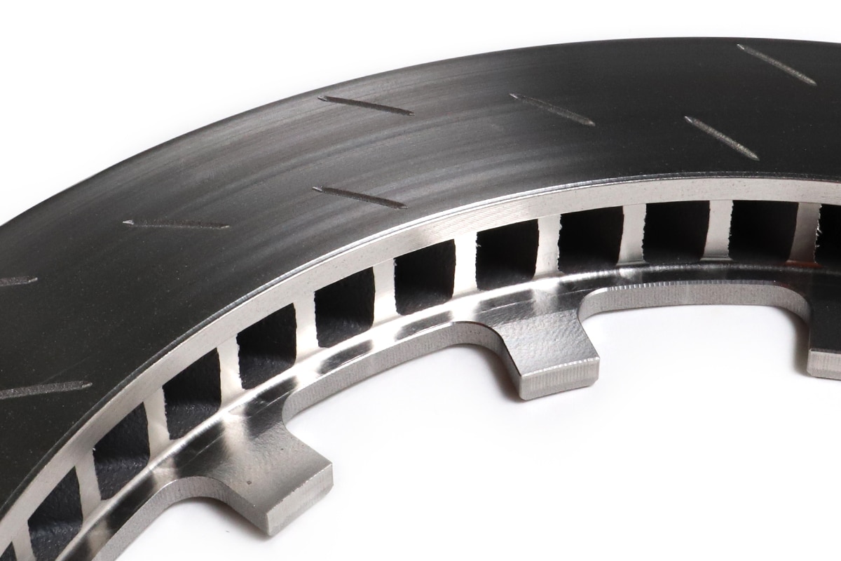 378x32mm Brake Disc Pair Slotted PFC BBK Porsche Camaro