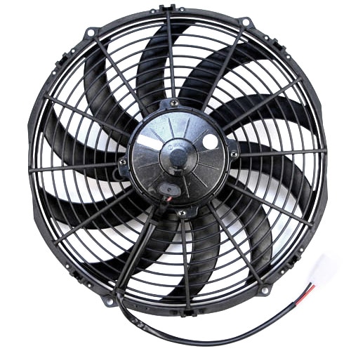 SPAL 12" High Perf. Fan - Push, Curved
