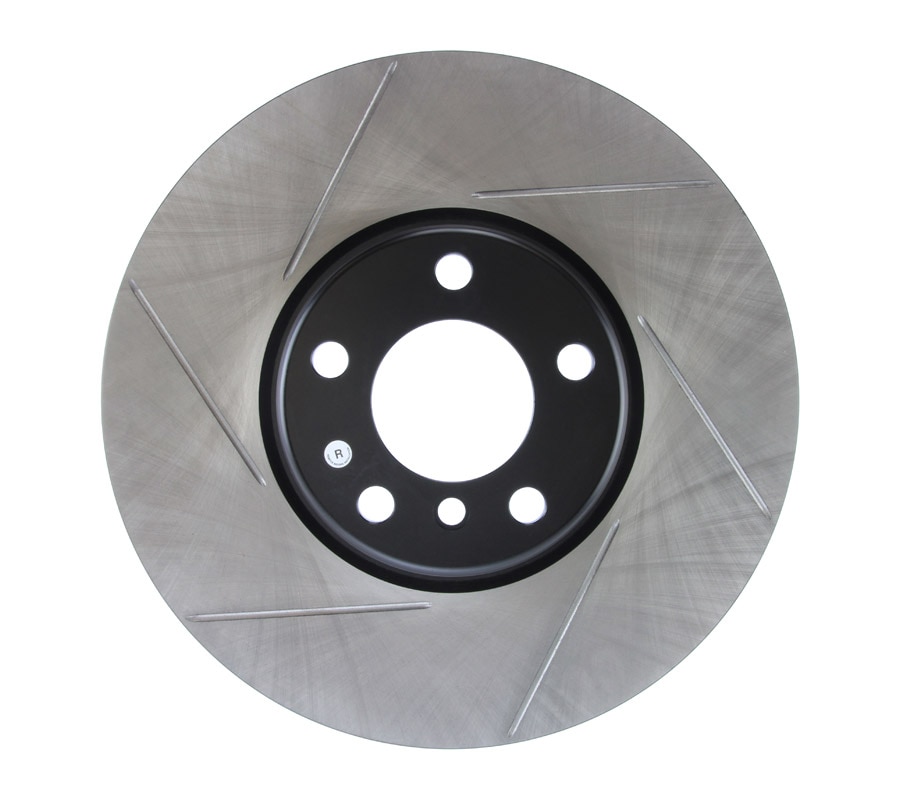 Front Right Slotted Brake Rotor, StopTech - F10 550i, F06/F13 650i ...