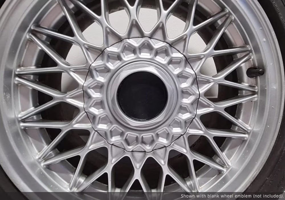 Style 5 Basketweave Center Cap for BMW E30 15/16in 4x100, E30 M3, E28 ...