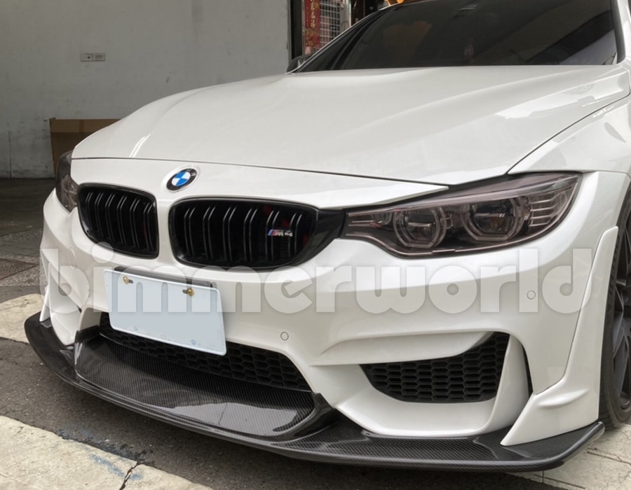 Laptorr Style Carbon Fiber Front Lip Spoiler Kit - BMW F80 M3 & F82 M4