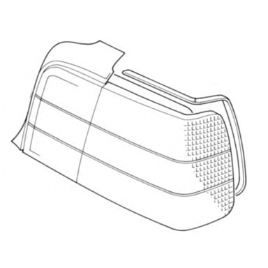 Genuine BMW Right Tail Lamp E36 3-Series 2-Door Coupe Convertible