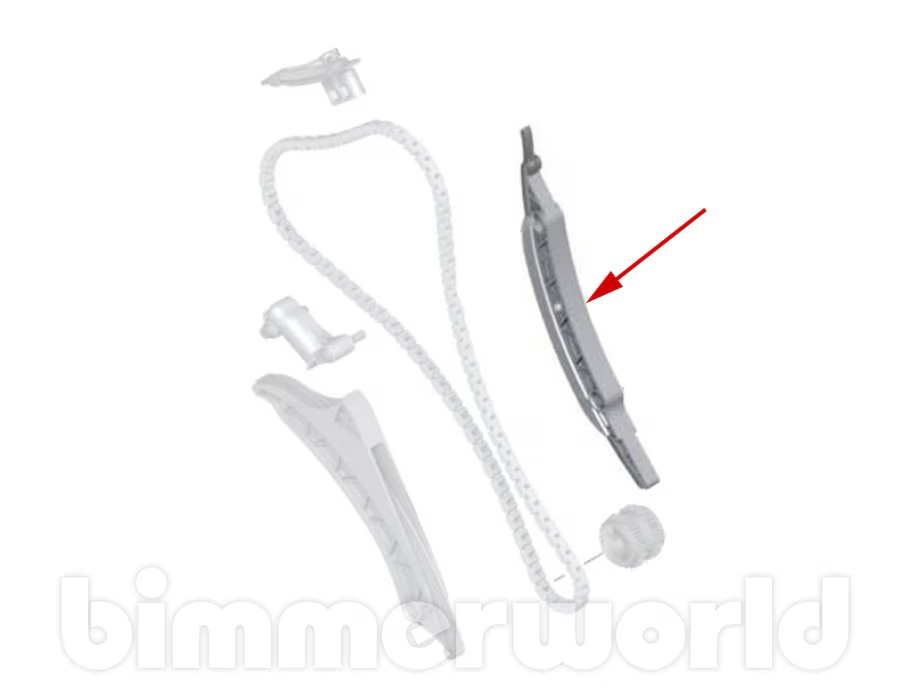 Timing Guide Rail, Bank 1 - N63N N63B N63R S63M S63N S68T