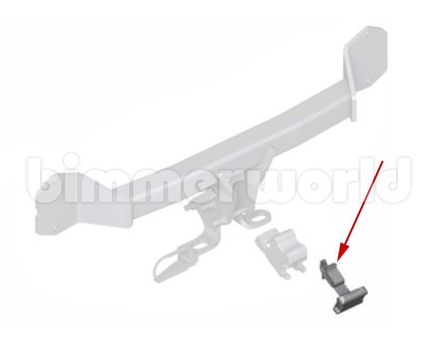 Snap-In Trailer Hitch Cap/Cover, 82712157718 - F25 F26 F15 F16 F85 F86