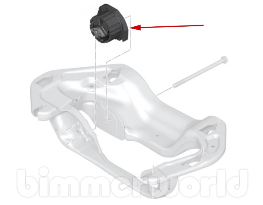 Transfer Case Mount for BMW E70 E71 F15 F16 F85 F86