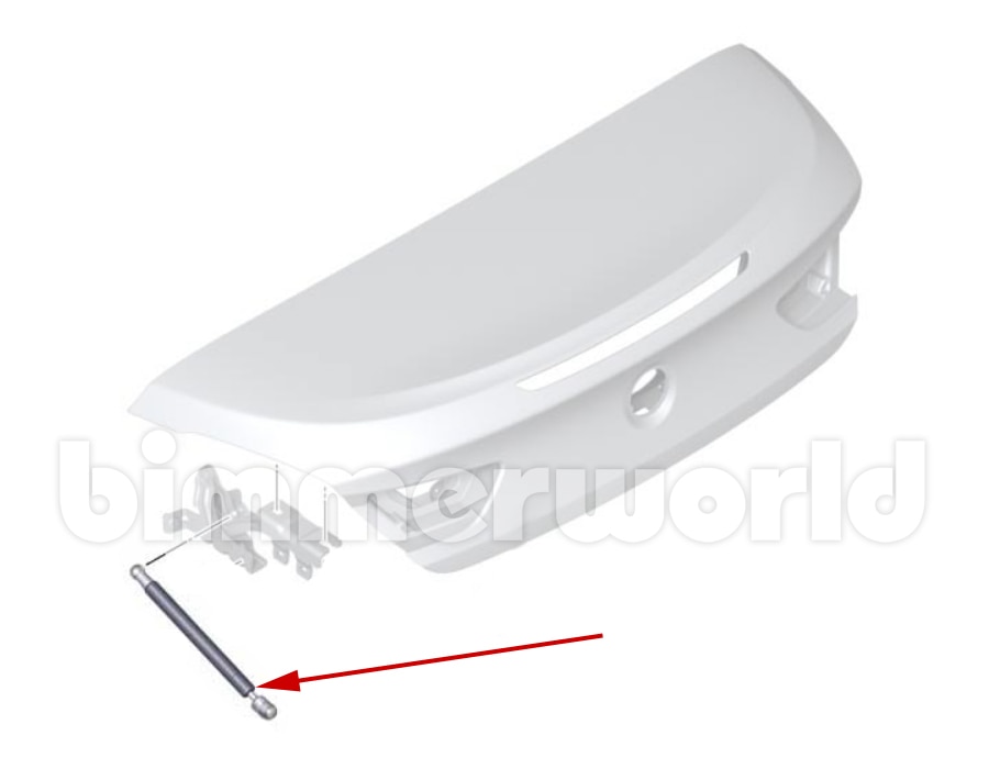 Genuine BMW Trunk Shock F12 640i 650i M6 Convertible