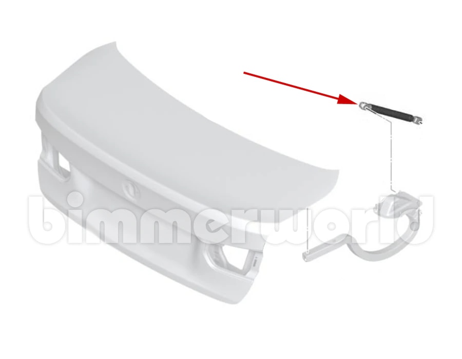 Genuine BMW Trunk Shock for BMW F30 3-Series & F80 M3 Sedan