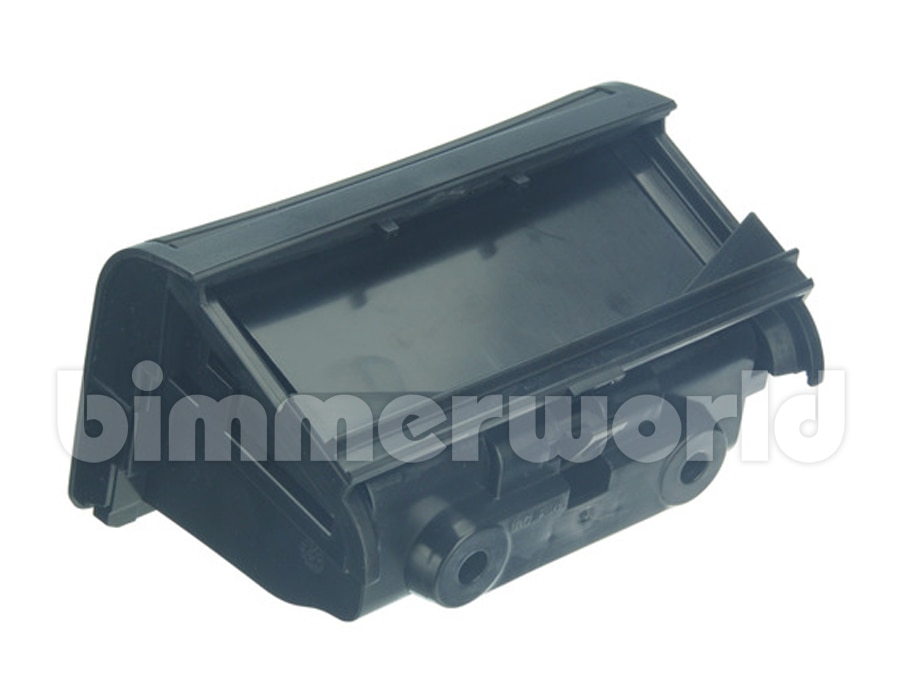 URO Parts Rear Console Tray with Sliding Cover Black for BMW E46 3-Series
