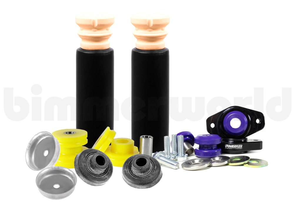 Urethane Performance Upper & Lower Rear Shock Mounts for BMW E9X 3-series