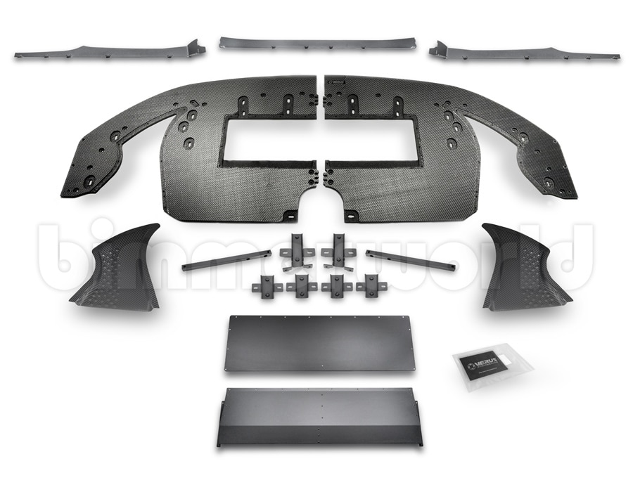 Front Carbon Polyweave Splitter Kit BMW G87 M2 Coupe