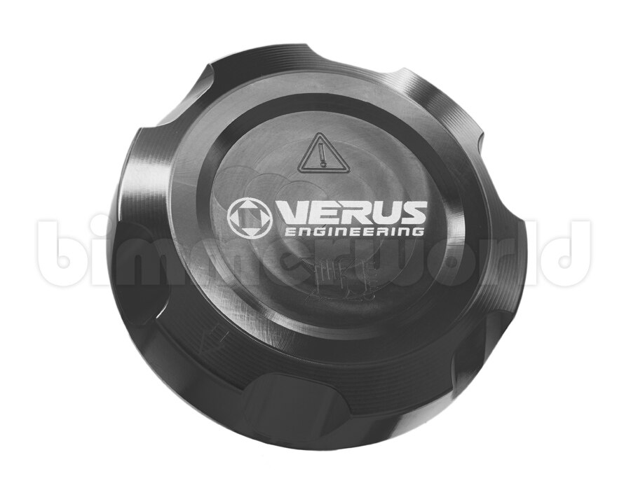 Machined T6061 Aluminum Black Anodized Engine Coolant Cap Cover BMW