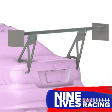 1/4 Inch Gurney Flap for Big Wang Trunk Wing - E82 1-Series Coupe