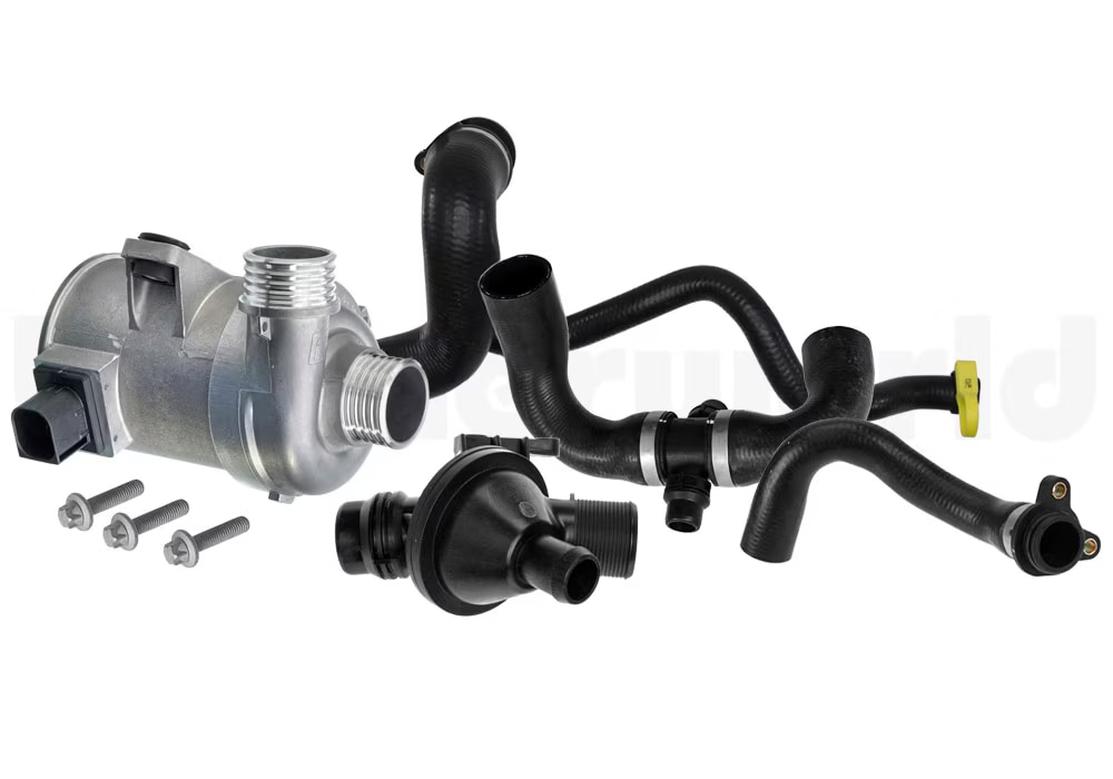 Water Pump, Thermostat, & Hose Package for BMW F30 328i, F32 428i, F22 228i