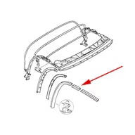 Right Middle Window Guide for BMW Z3, MZ3 Roadster