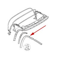 Rear Right Window Guide for BMW Z3, MZ3 Roadster