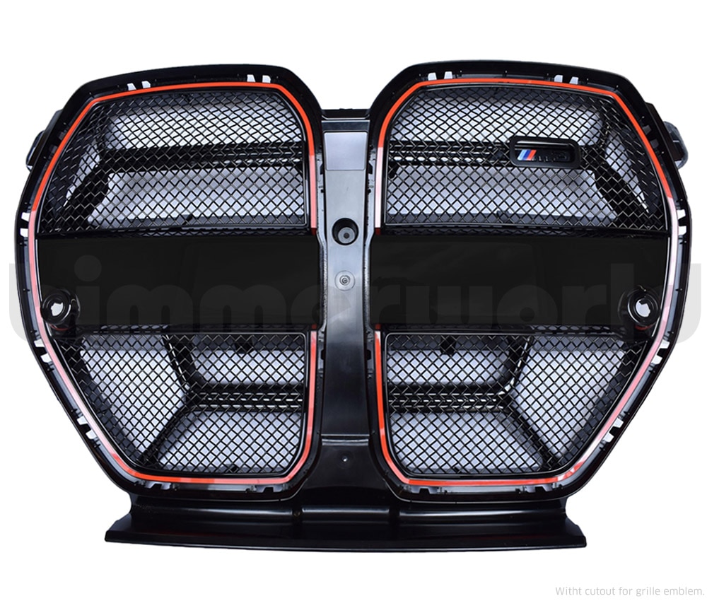 Stainless Mesh Grille - BMW G80 M3, G82 M4 with CSL-style Grille